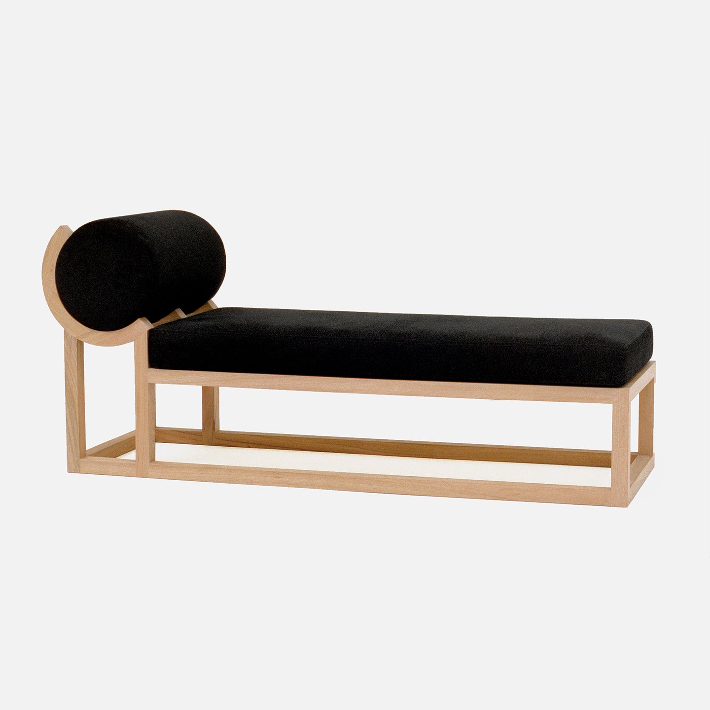 Chaise longue design bank iepenhout - Babar - Arp design